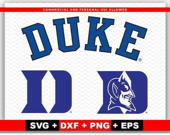 Duke blue devils svg | Etsy