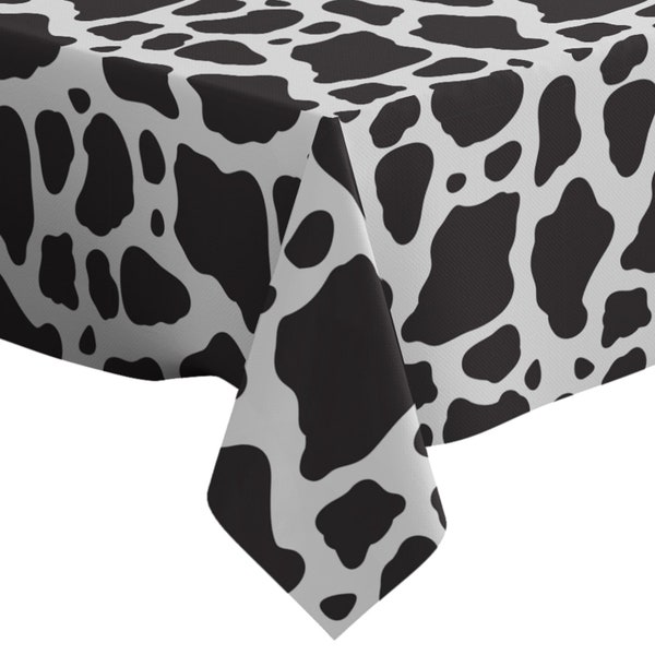 Cow Print Table Runner - Etsy