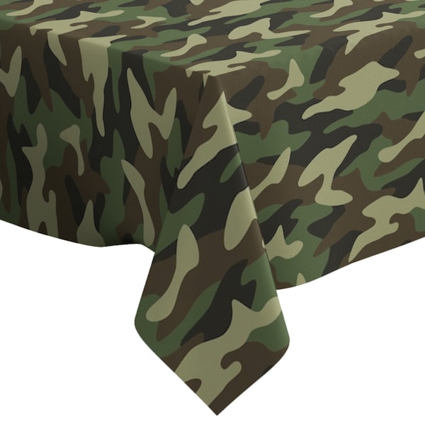 Camouflage Tablecloth - Etsy
