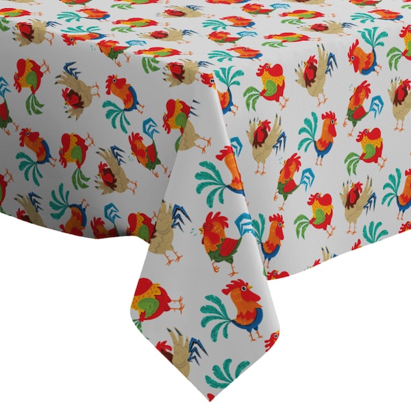 Rooster Tablecloth - Etsy