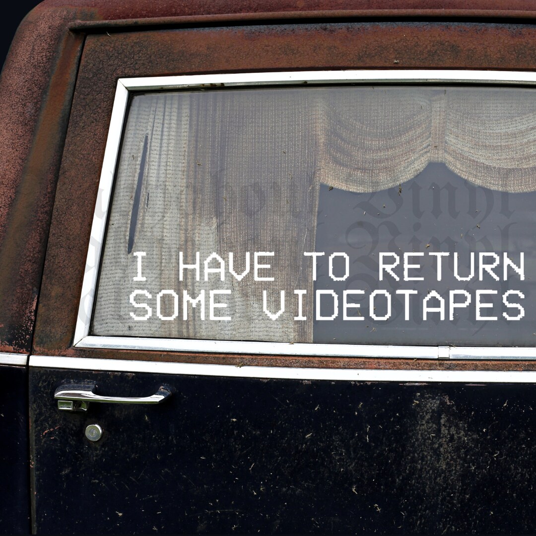 I Have to Return Some Videotapes American Psycho Horror Movie - Etsy