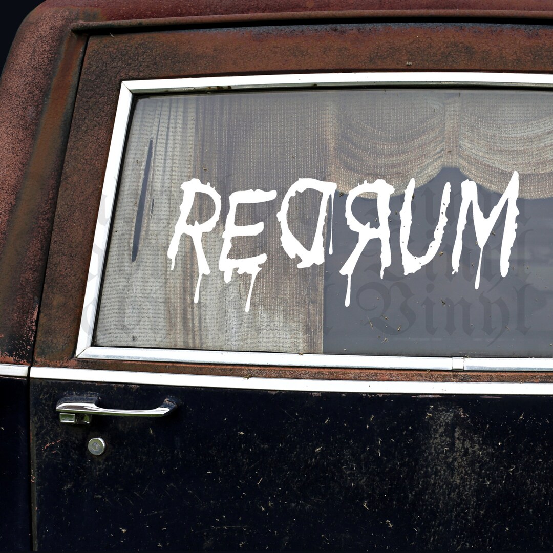 Redrum Murder Backwards The Shining Vinyl Decal Sticker / Goth - Etsy ...