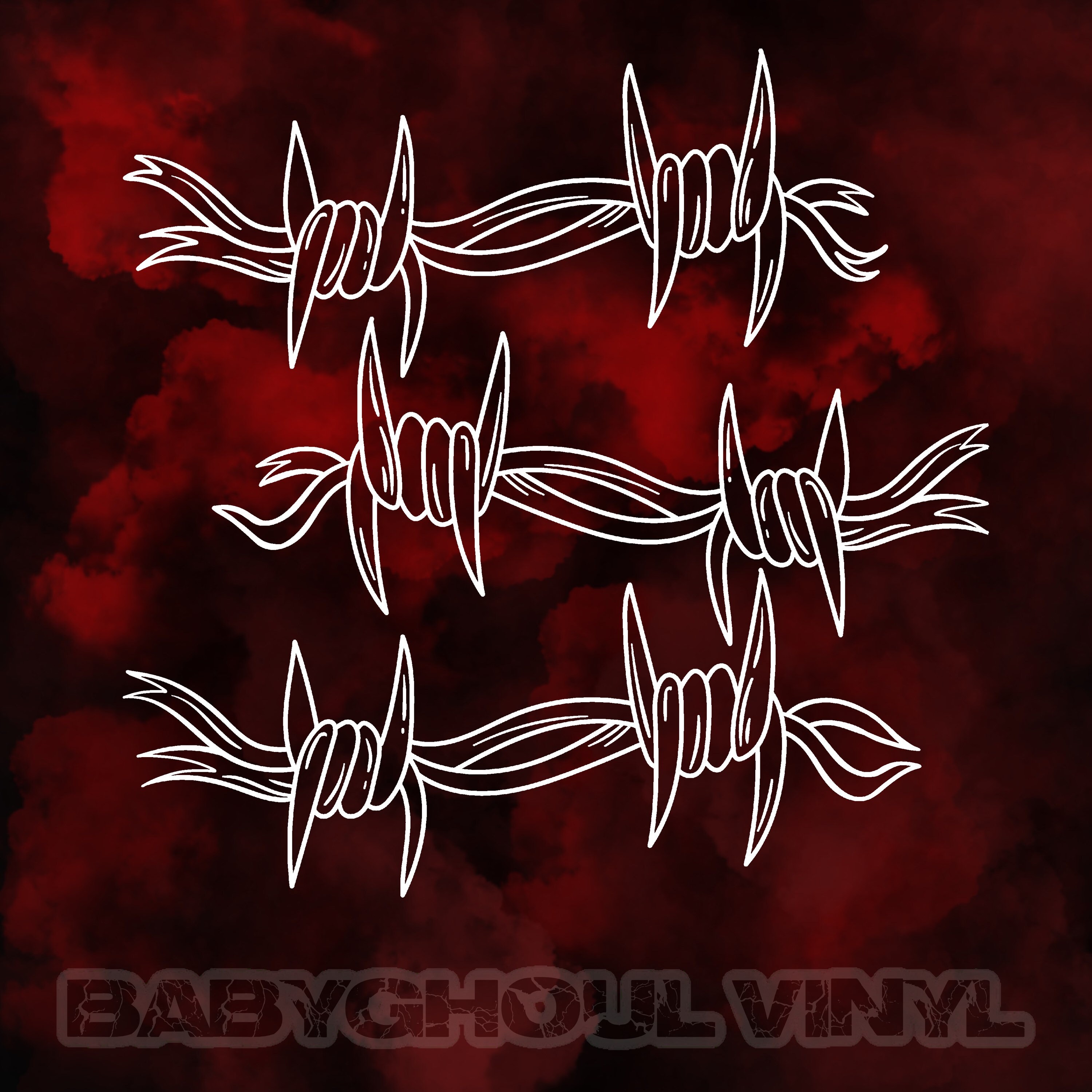 Barb Wire Set of 3 Vinyl Decal Sticker /goth Alternative - Etsy