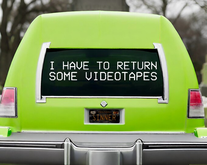 I Have to Return Some Videotapes American Psycho Horror Movie Quote ...