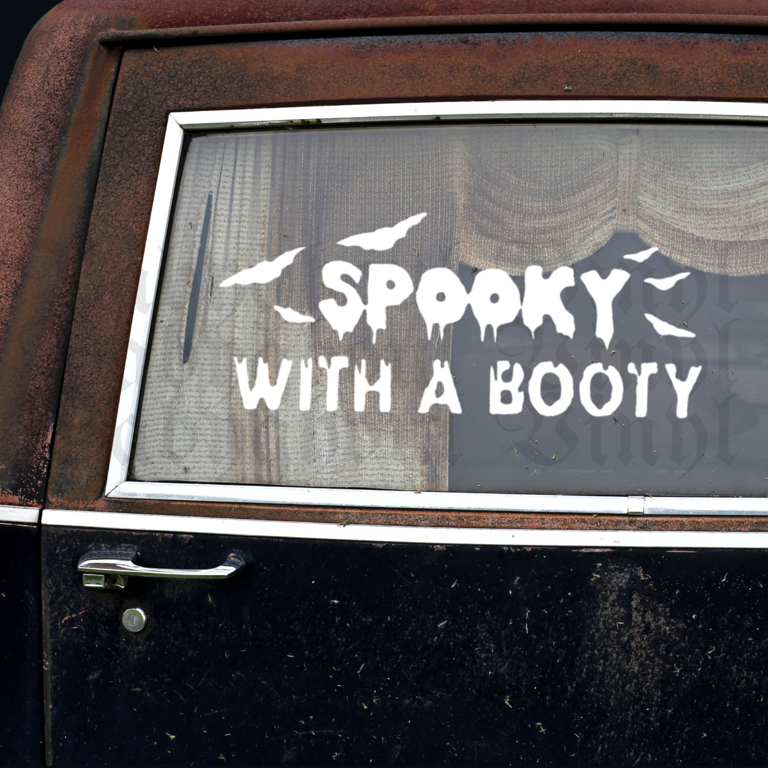 Spooky With a Booty Bats Aesthetic Vinyl Decal Sticker / Goth - Etsy