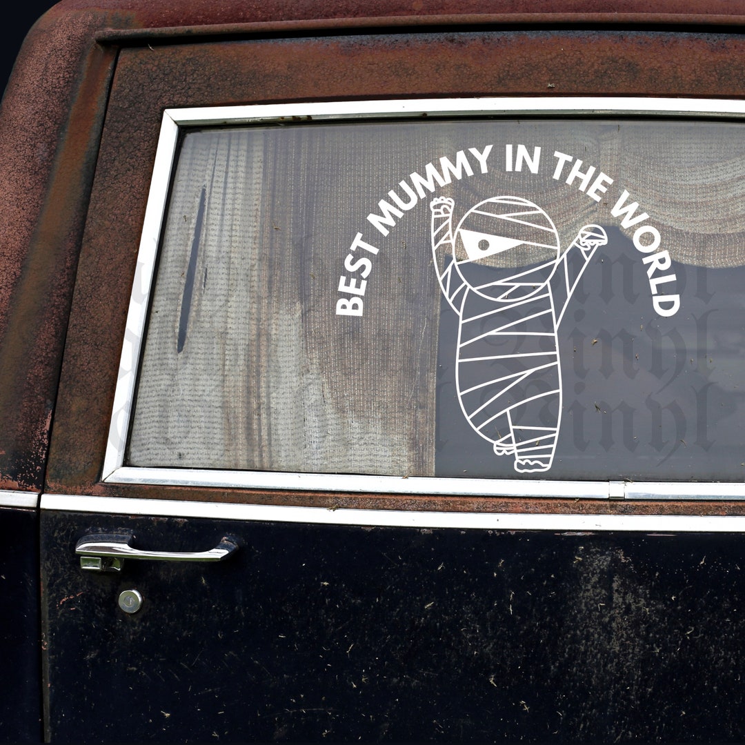 Best Mummy in the World Mom Vinyl Decal Sticker /goth - Etsy