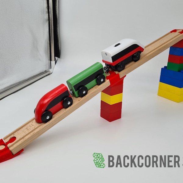 Wooden Train - Etsy