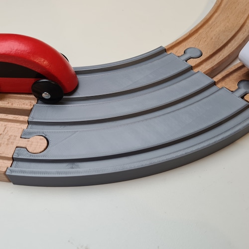 Wooden Train Track Double Corner / Brio Extension / - Etsy