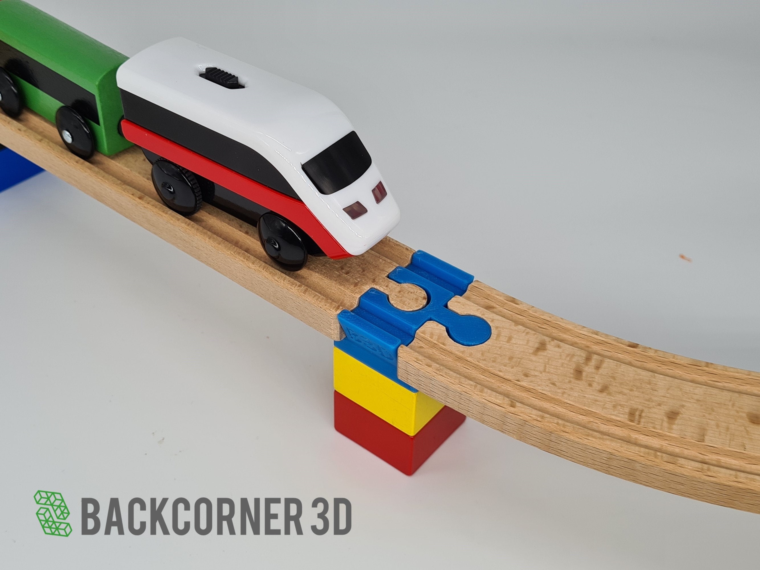 Wooden Train Track Adapter Compatible With Duplo / Brio Extension ...