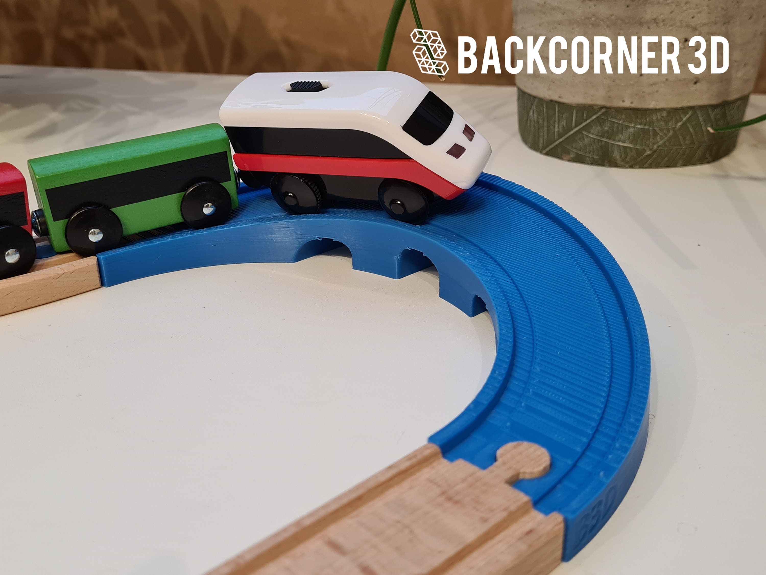 Houten Treinspoor Met Hellende Bocht / Brio-verlenging / Imaginarium ...