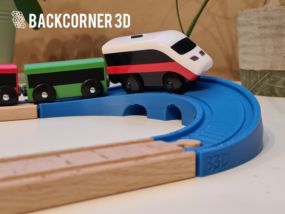 Houten Treinspoor Met Hellende Bocht / Brio-verlenging / Imaginarium ...