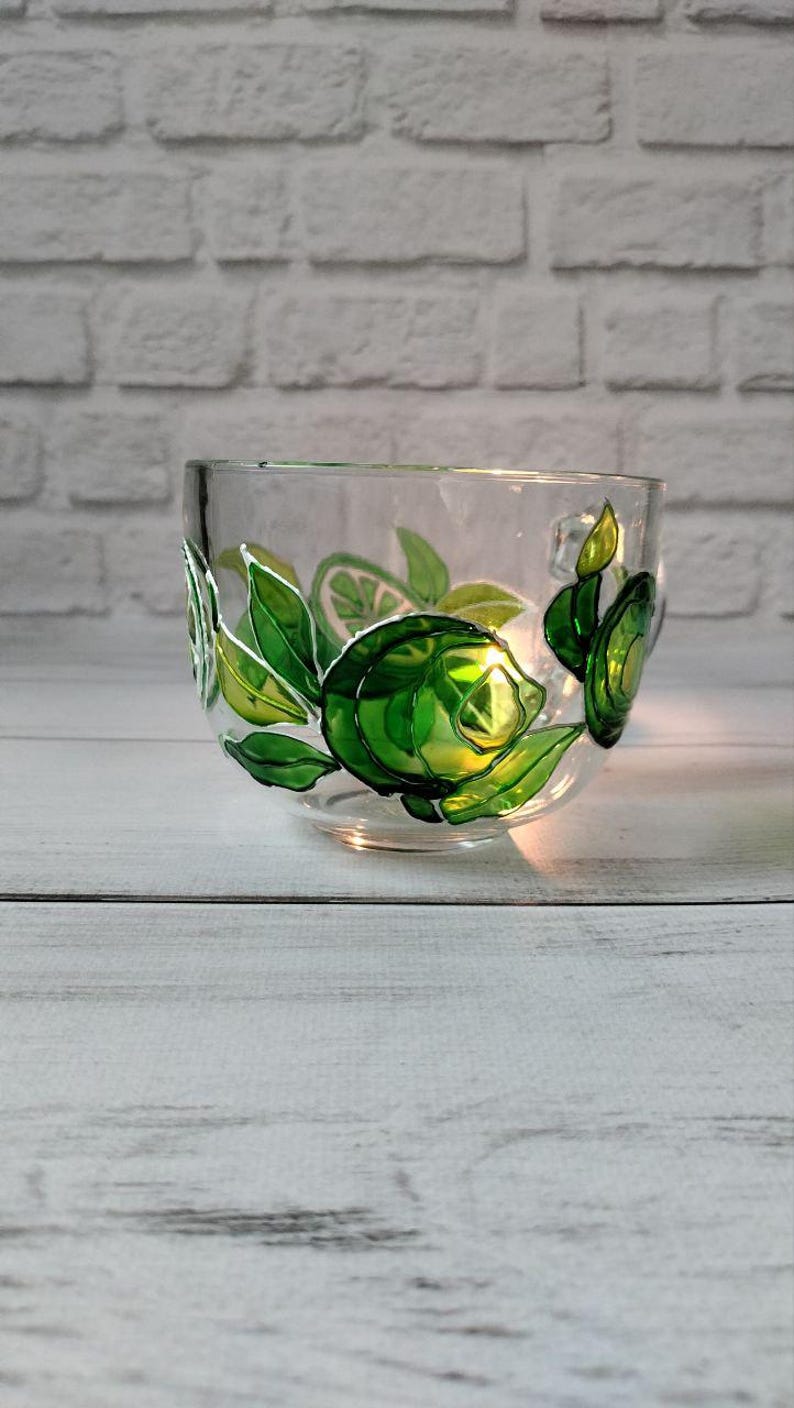 Stained Glass Coffee Cup 17 Oz Personalized Cup Lime Custom Cup Best ...