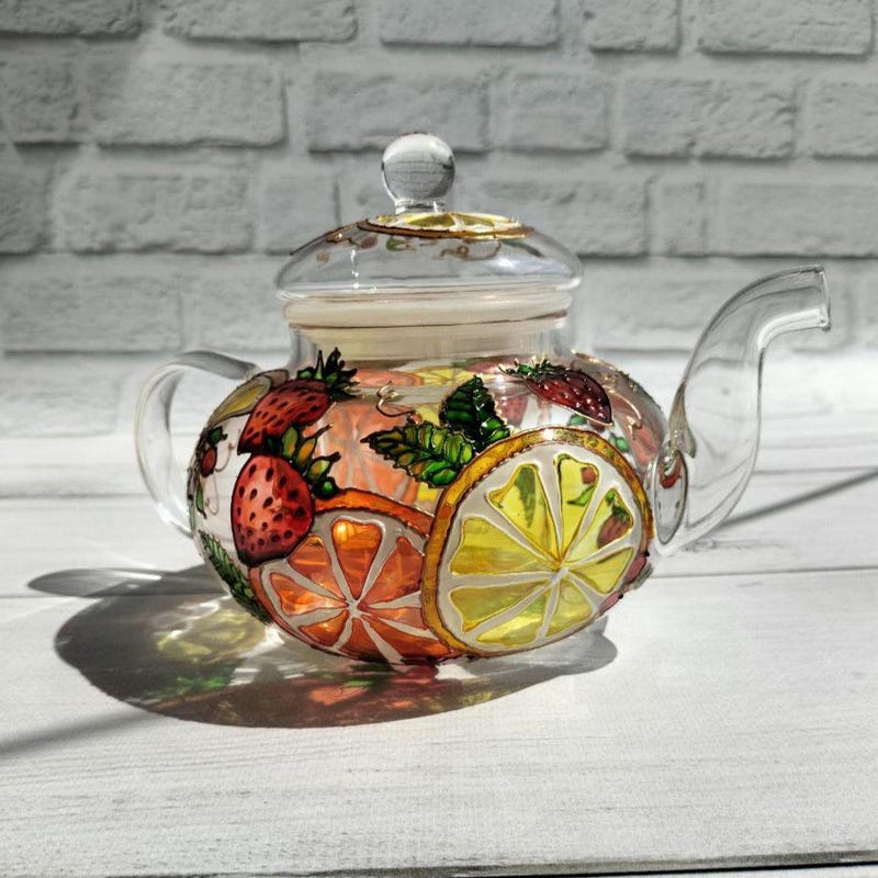 Hand Painted Teapots - Etsy