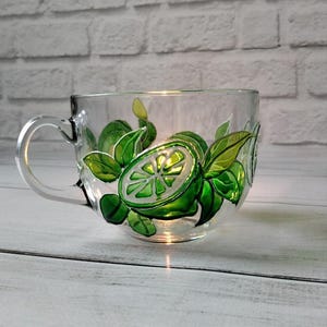 Stained Glass Coffee Cup 17 Oz Personalized Cup Lime Custom Cup Best ...