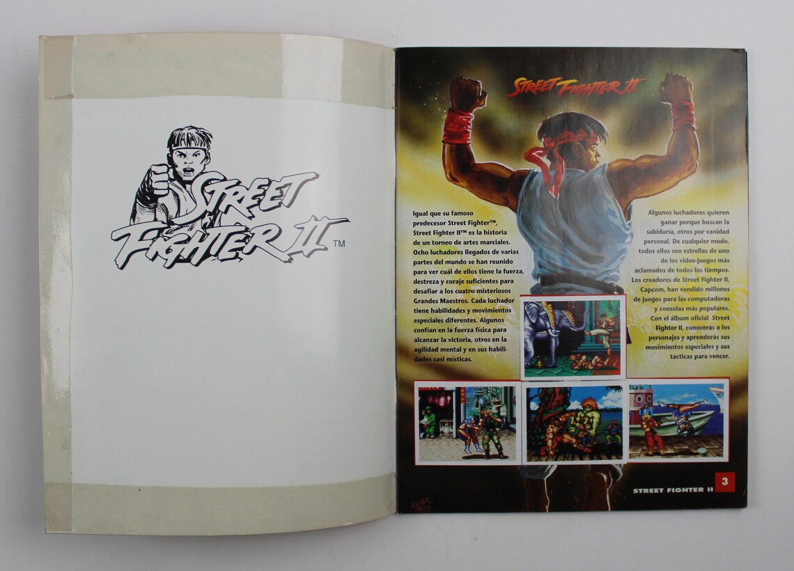 1990s STREET FIGHTER II Trading Cards Album 100% Complete With | Etsy
