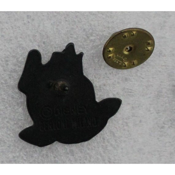 1990s LITTLE MERMAID FLOUNDER Yellow Fish Lapel Pin 1… - Gem