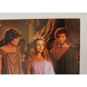 1982 CLASH of the TITANS Lobby Card 34 X 24 Cm. (13.5" X 9.5") - Harryhausen, Hamlin, Olivier ...