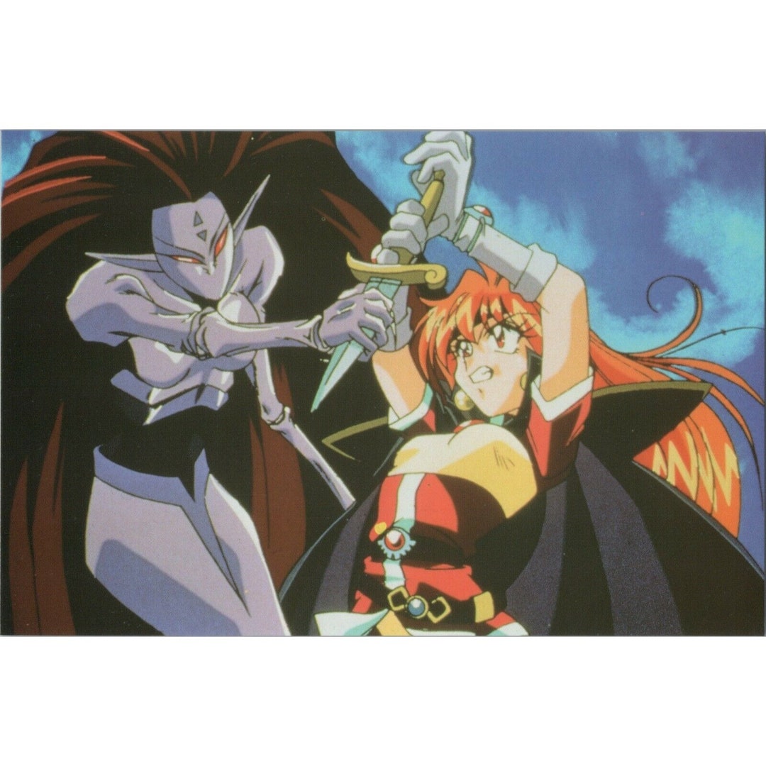 2000 SLAYERS Postkarte Spanisch Vintage Artikel 15 x 10 cm. 6 x 4 Manga ...