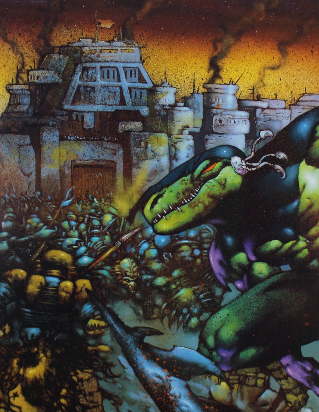 1998 SIMON BISLEY Original Vintage Poster 12 X 9 30 X 23 Cm. Heavy ...