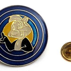 1990s PEPE LE PEW Skunk Lapel Pin 1.25" (3 Cm.) Looney Tunes Warner ...
