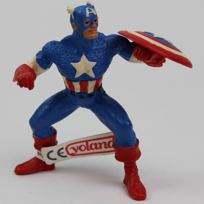 Captain America Name Tag - Etsy