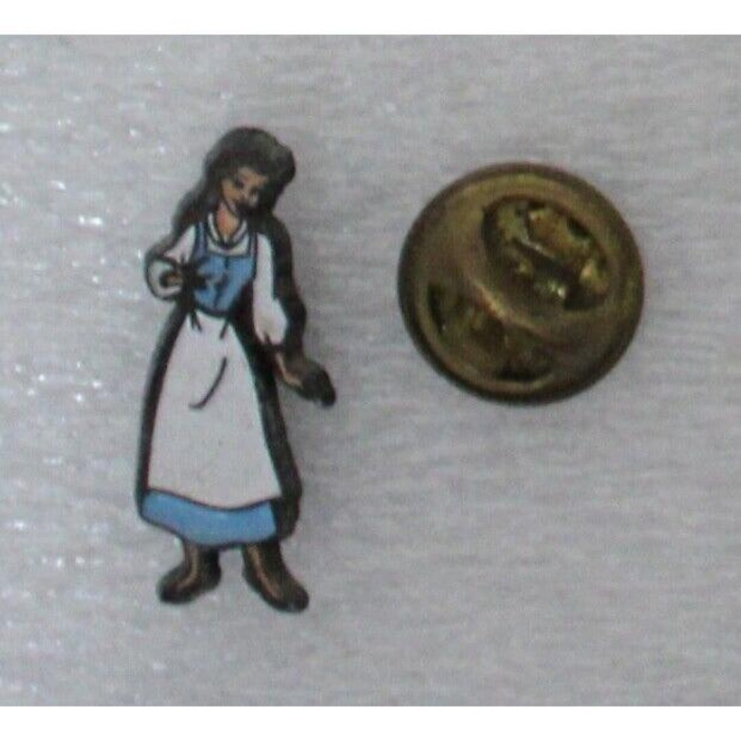 1991 Beauty and the Beast BELLE Lapel Pin 1 X 0.4 2.5 X 1 Cm. Walt ...
