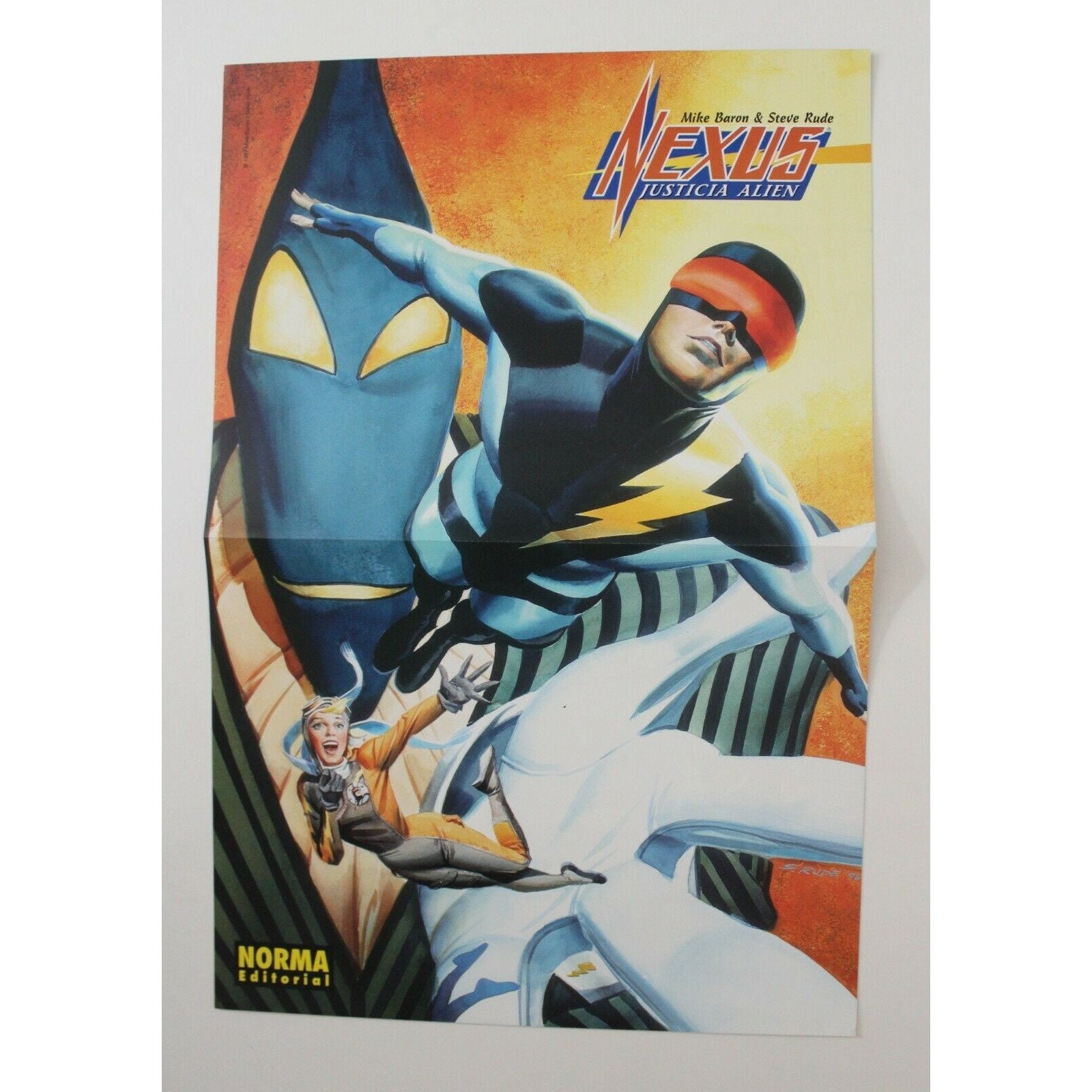 1997 NEXUS Comic-book Poster 42 X 28 Cm 16.5 X - Etsy