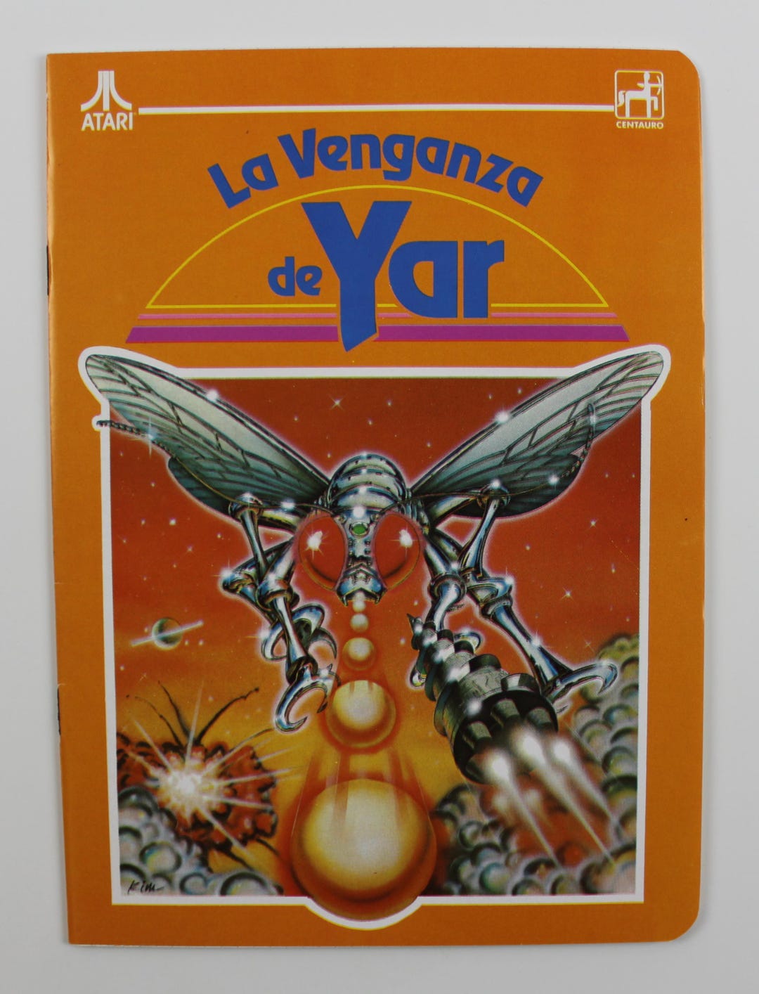 1982 ATARI YAR'S REVENGE School Notebook 8.5" X 6" (21.5 X 15.5 Cm ...
