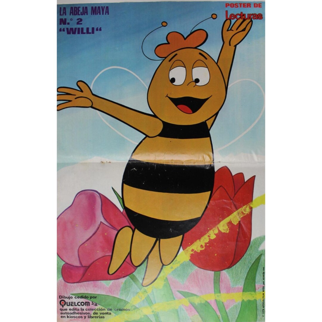 1978 WILLY / WILLI / WILLIE Poster 18.5" X 12.5" (47 X 32 Cm.) Spanish ...