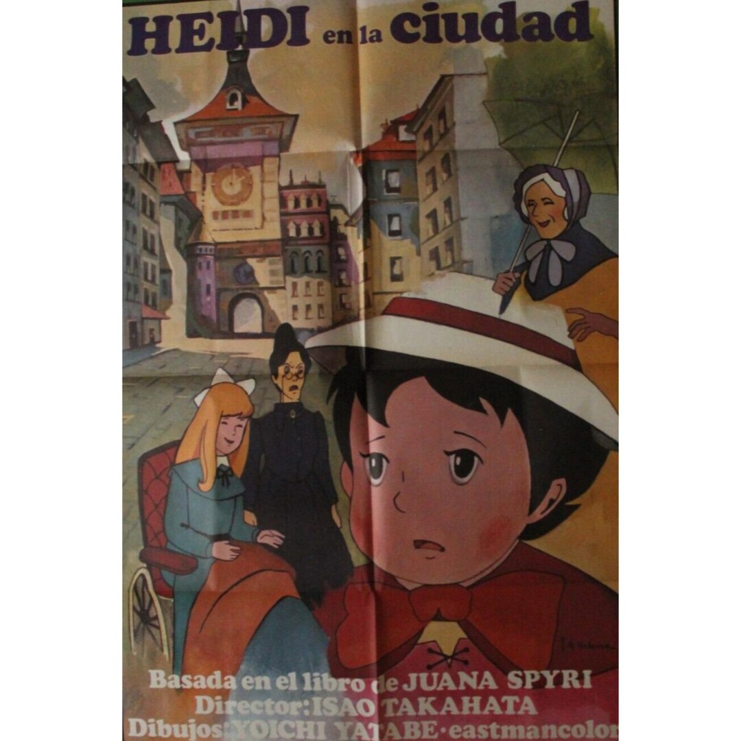 1977 HEIDI in the CITY Original Spanish Vintage Theatre Poster 39" X 27 ...