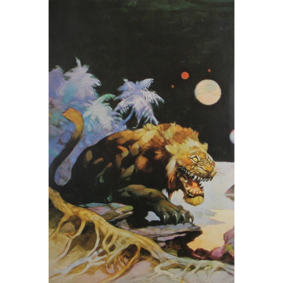 1991 FRANK FRAZETTA Vintage Poster "a Princess of Mars 11.75" X 9" (30 ...