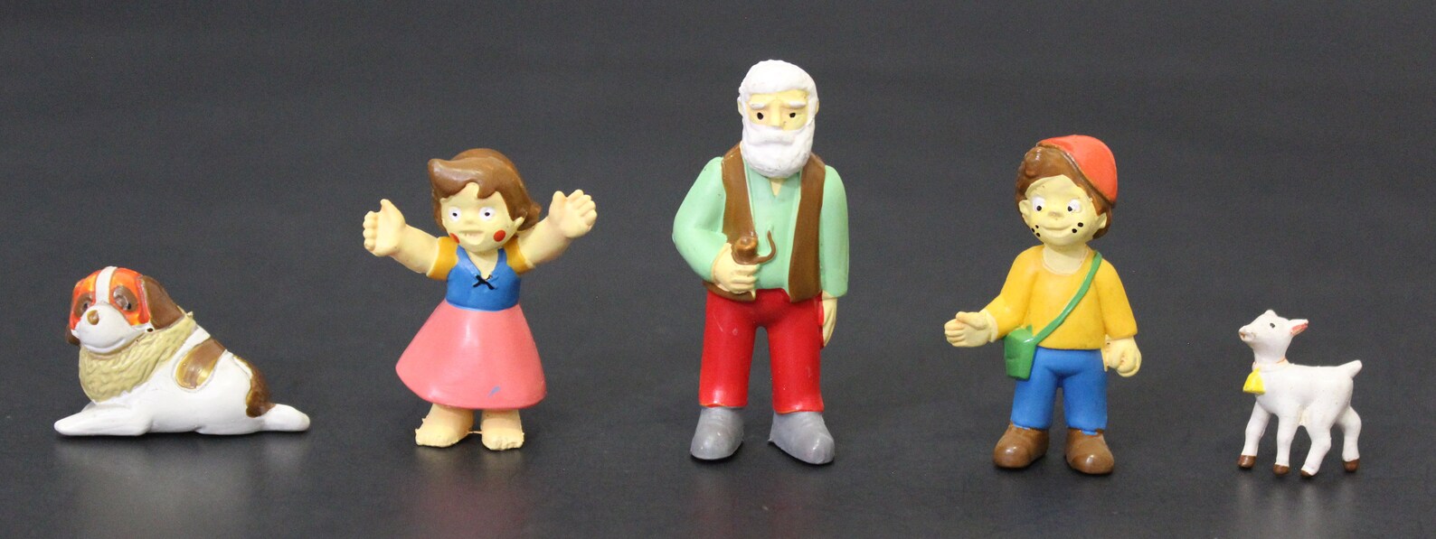 1980s Five HEIDI PVC Figures FULL Set by Heimo / Majora - Etsy