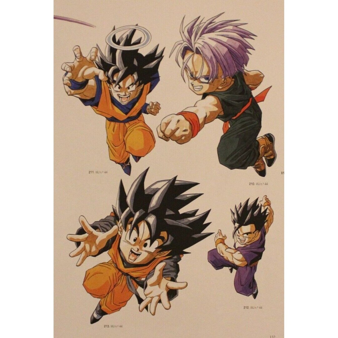 1996 Dragon Ball DOUBLE-SIDED MINIPOSTER 2 Posters in 1 - 10" X 7" (25. ...