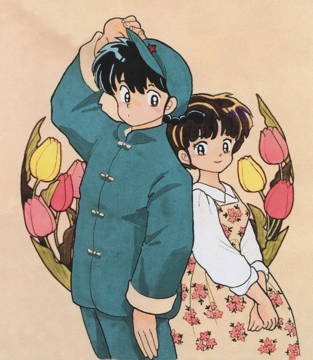 2003 RANMA 1/2 Double-sided POSTER 2 Posters in 1 10.5 X 8.5 Manga ...