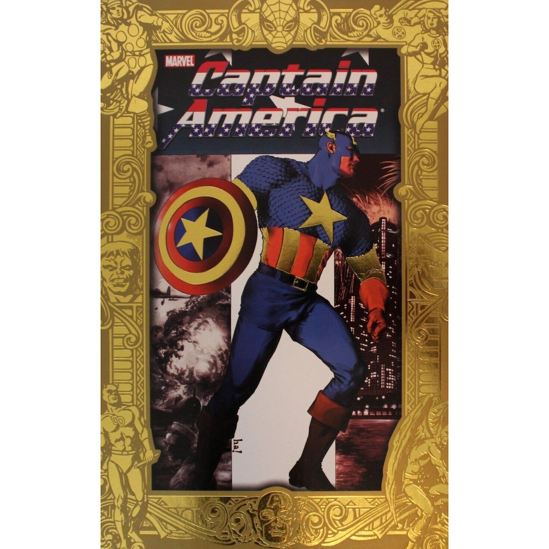 2002 CAPTAIN AMERICA Mini-poster Original 10" X 6.5" (25 X 16.5 Cm ...
