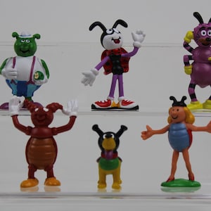 1983 FERDY the ANT PVC Full Set of 6 Figures by Schleich 2.5"-3" (6.3 ...