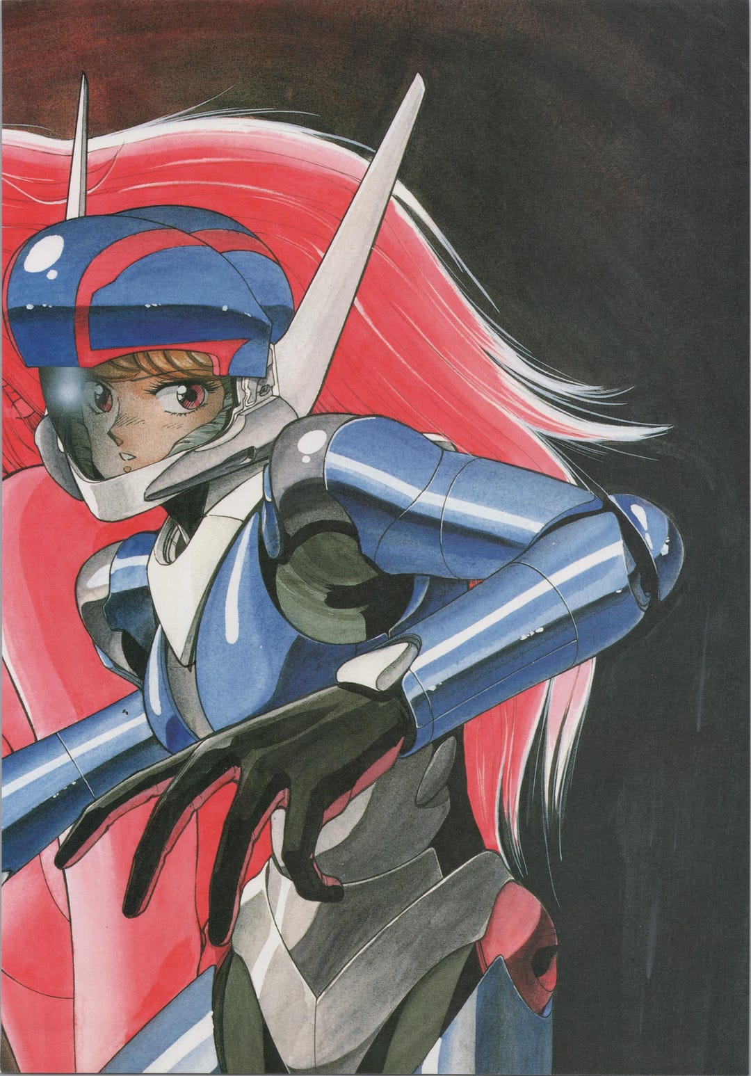1990 BUBBLEGUM CRISIS Double sided Poster 11 7 X 8 25 29 5 X 21 Cm 1990-bubblegum-crisis-double-sided-poster-11-7-x-8-25-29-5-x-21-cm