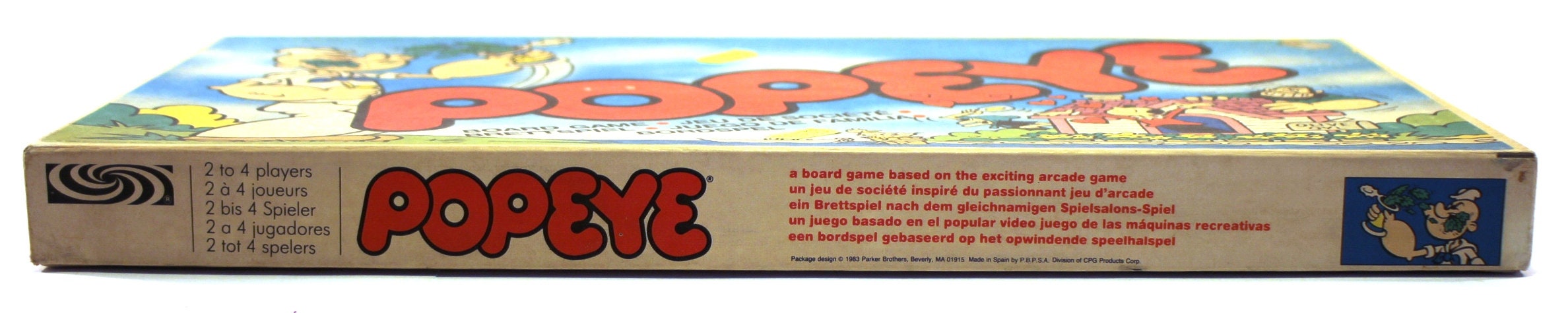 1983 POPEYE BOARD GAME Arcade-Based New & Unused by Parker | Etsy