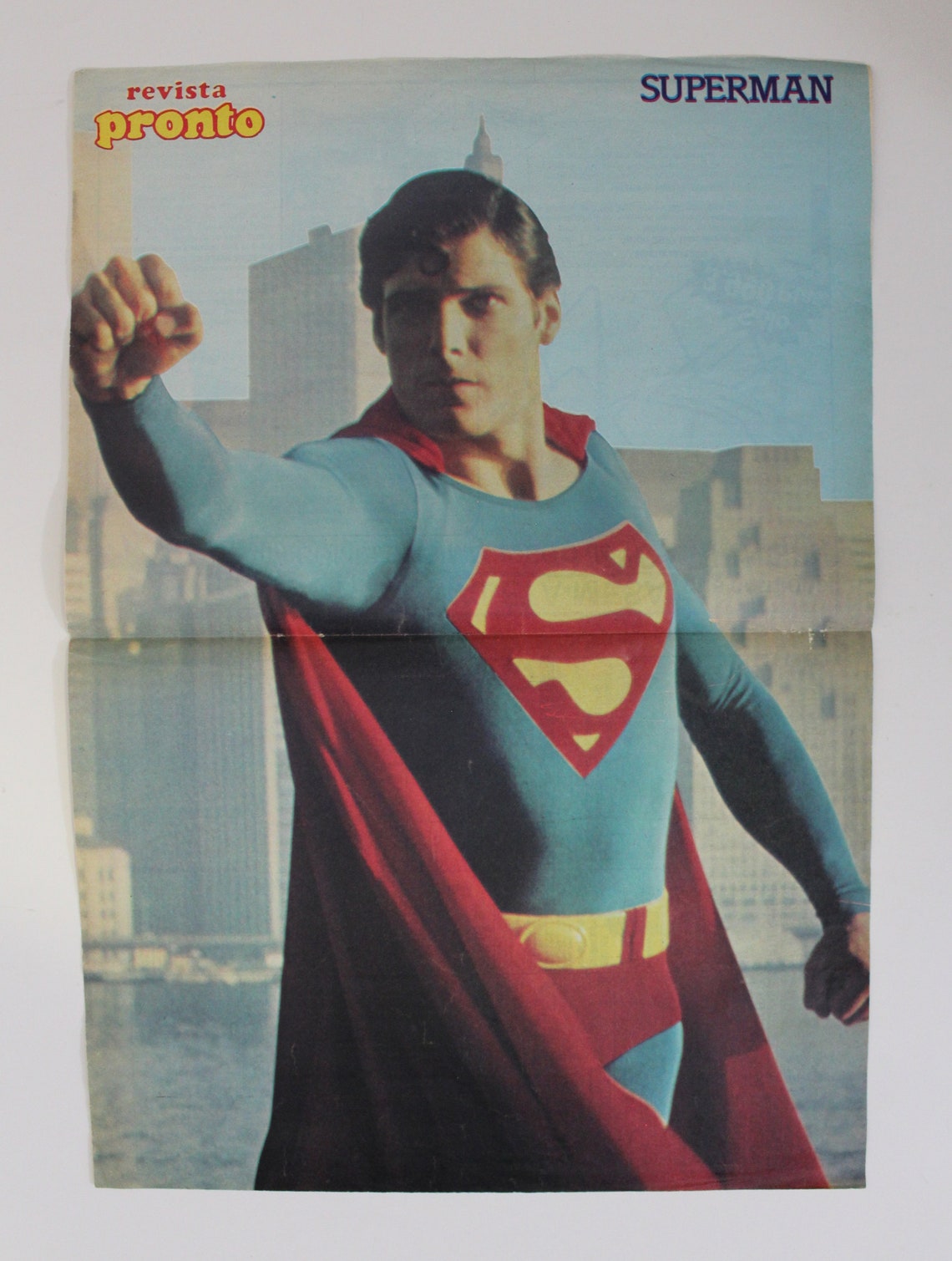 1970's SUPERMAN Spanish Vintage Poster VG Condition 37 - Etsy