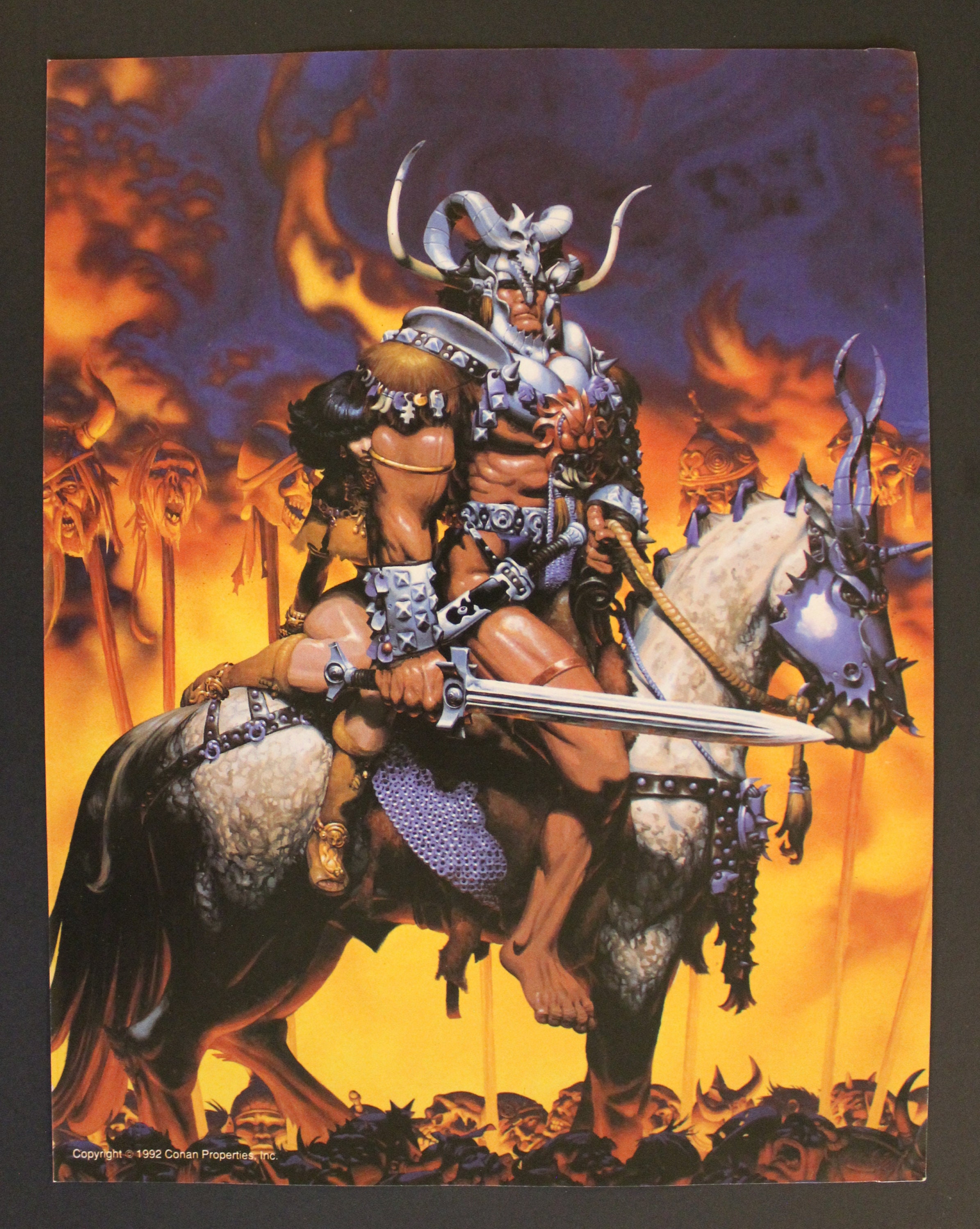 1992 Conan DOUBLE-SIDED POSTER 2 posters in 1 017 Spanish | Etsy