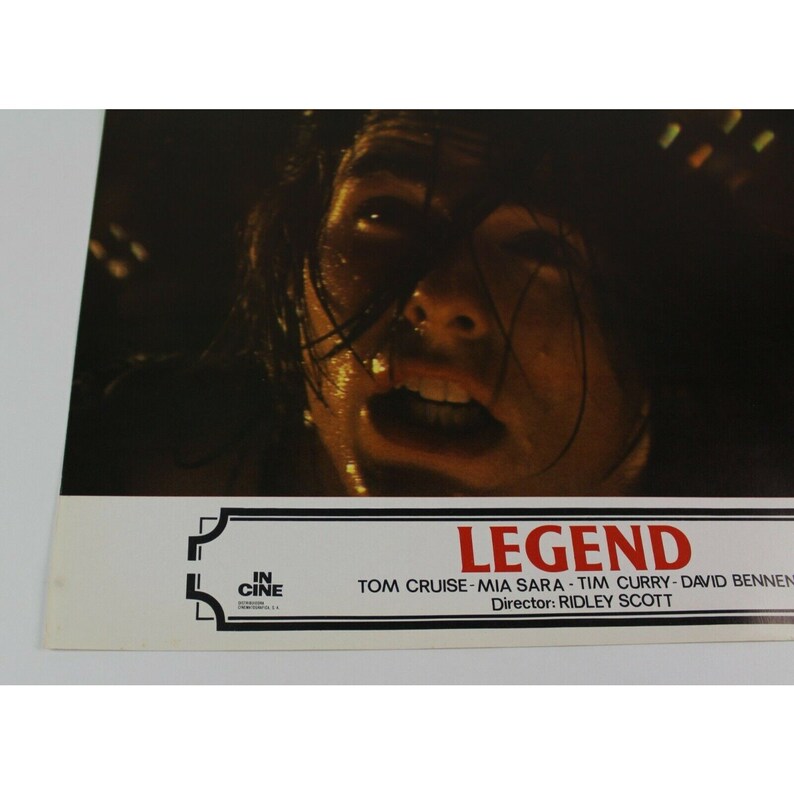 1985 LEGEND Movie LOBBY CARD Tom Cruise Mia Sara Tim Curry - Etsy