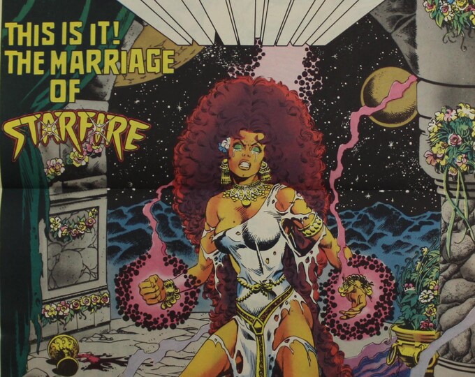 1989 STARFIRE MARRIAGE Poster Spanish Vintage Eduardo Barreto (13.25" X ...