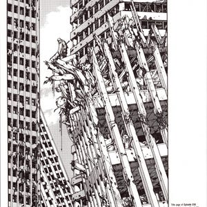 1995 AKIRA Poster 10.25" X 8.1" (26 X 20.5 Cm.) Japanese Vintage Item ...