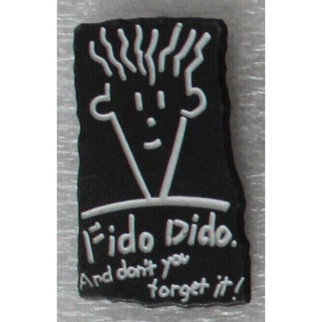1985 Seven up / 7 up FIDO DIDO Lapel Pin 1.2" X 0.7" (3 X 1.75 Cm.) UFS ...