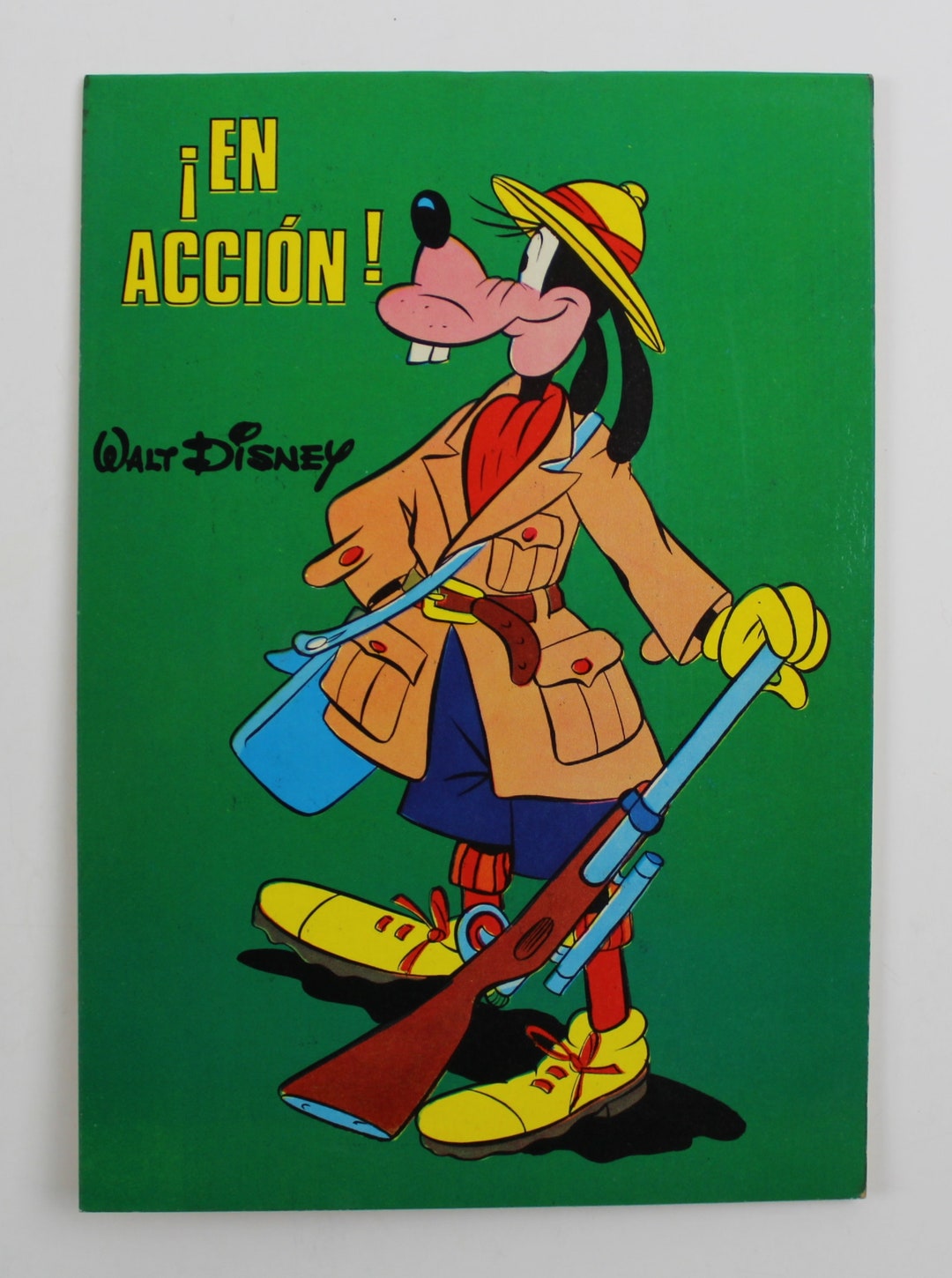 1970s GOOFY IN ACTION Coloring Book - Spanish Vintage Item - 19.5 X 13. ...