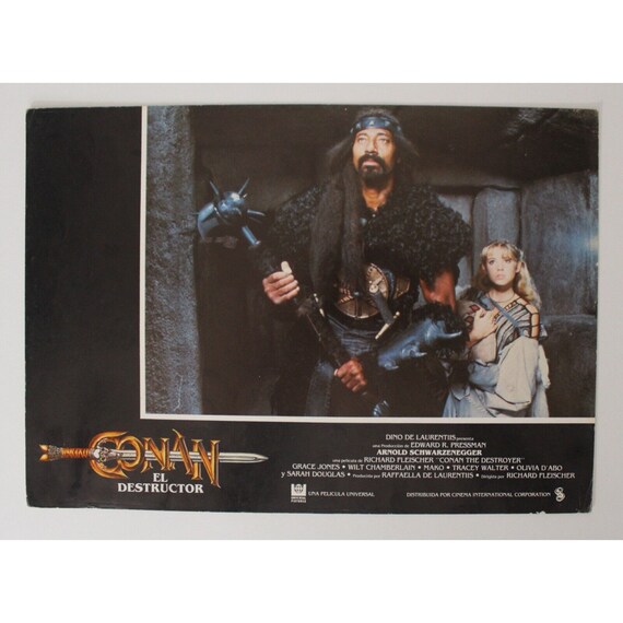 Póster De Conan El Destructor Conan El Destructor The Destroyer