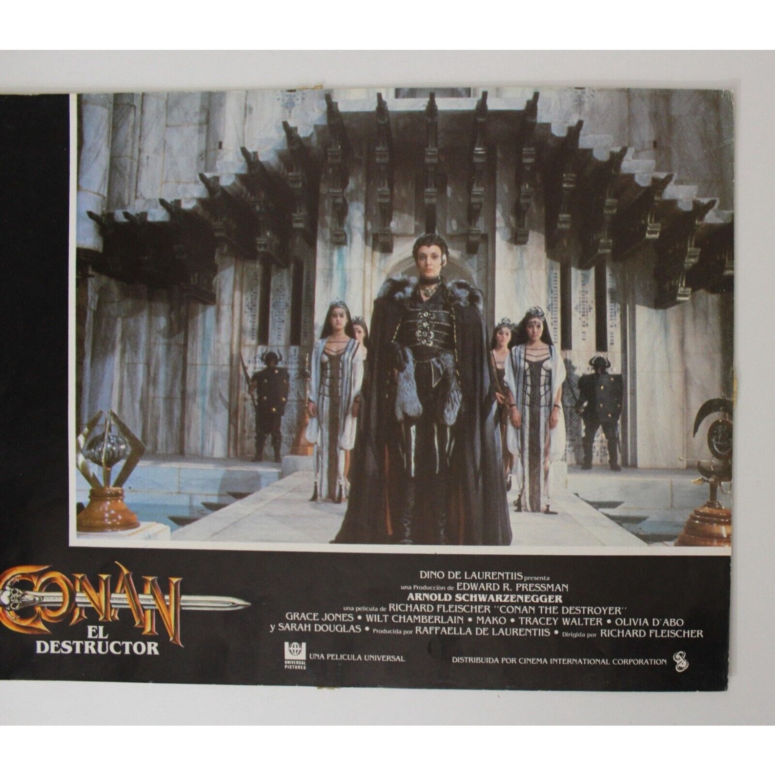 1984 CONAN the DESTROYER Lobby Card Originl Vintage Spain Bombaata 34 X ...