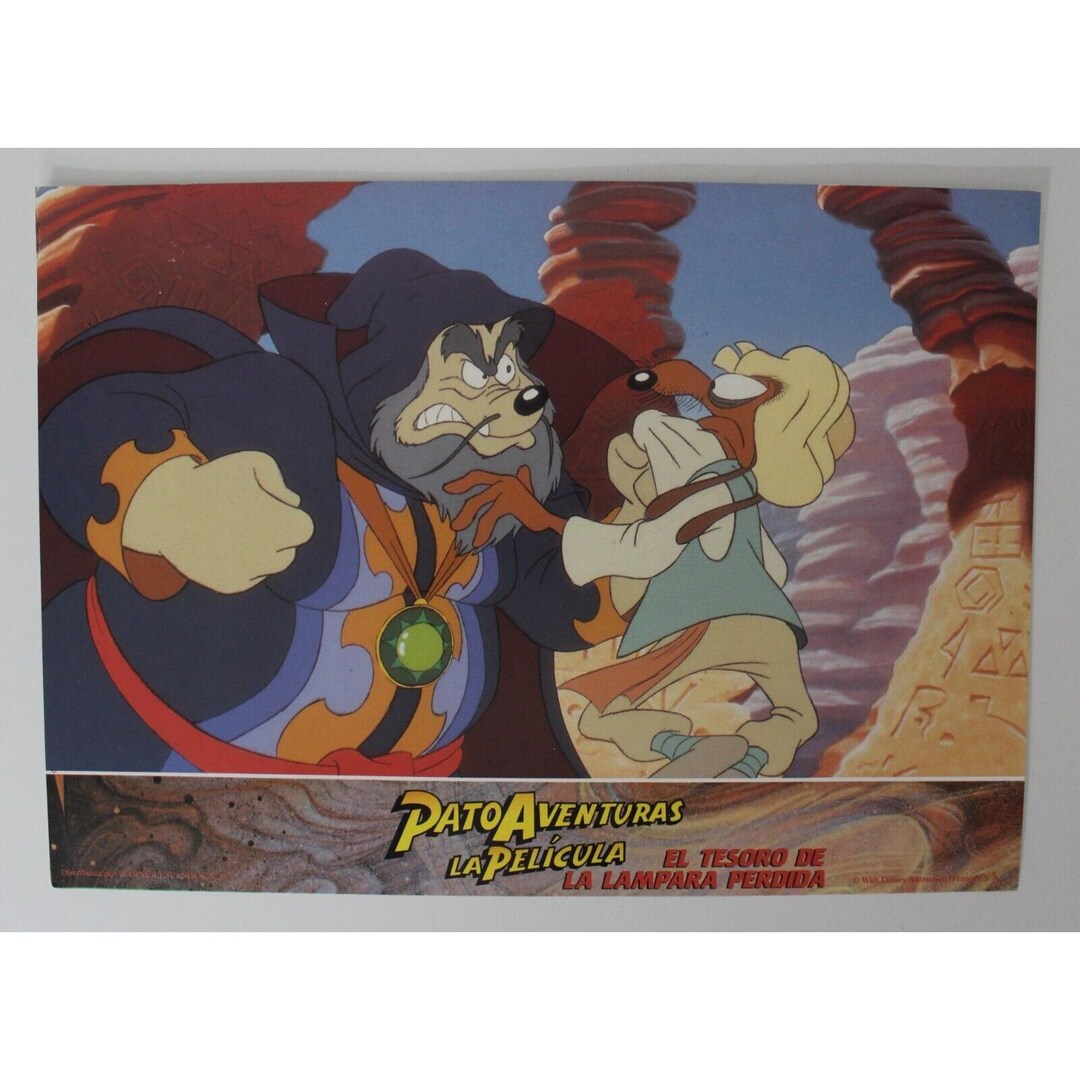 1990 DUCK TALES: Treasure of the Lost Lamp Lobby Card Original Vintage ...