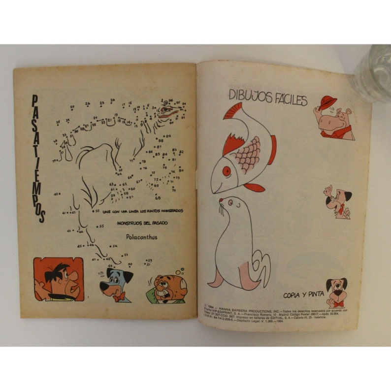 1984 RUFF & REDDY Book Spanish Vintage 18 X 13.5cm (7.25" X 5.25 ...