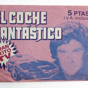 1982 KNIGHT RIDER Trading Cards Pack Sealed Spanish Vintage - Etsy